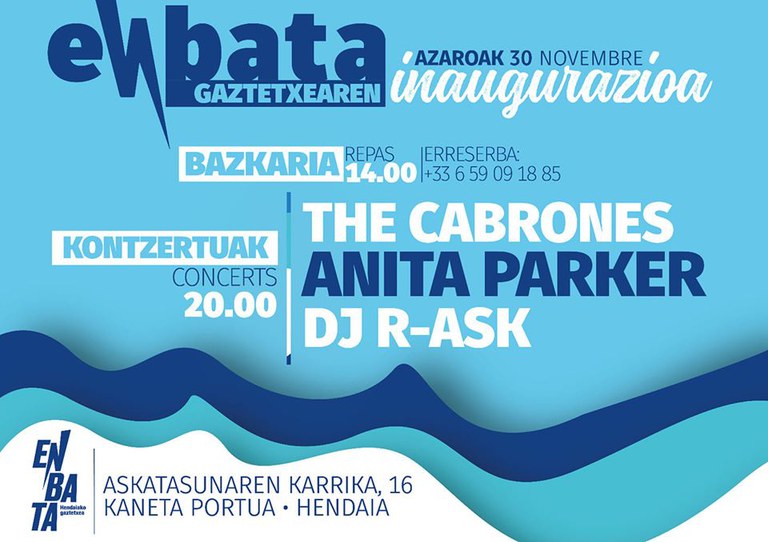 The Cabrones + Anita Parker + DJ R-Ask — Instituto cultural vasco The Cabrones + Anita Parker + DJ R-Ask — Instituto cultural vasco