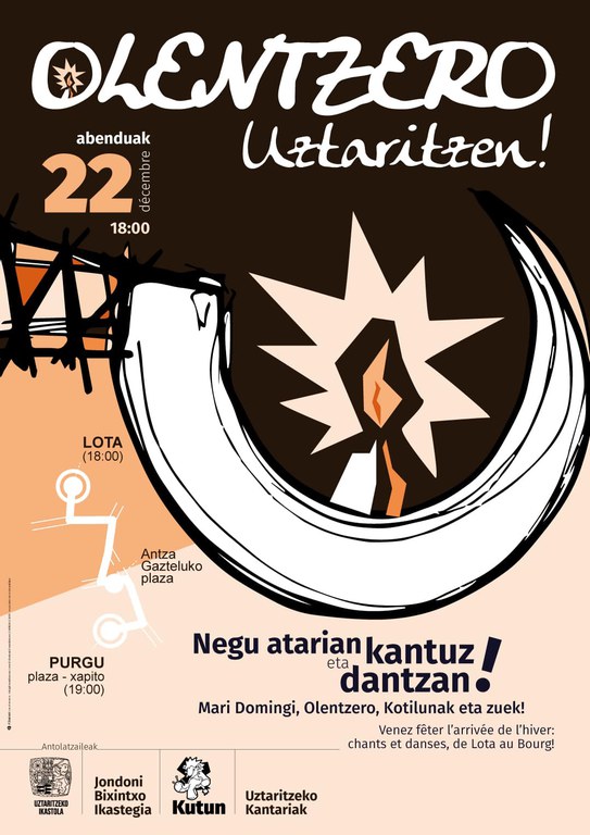 Olentzero Uztaritzen — Instituto cultural vasco